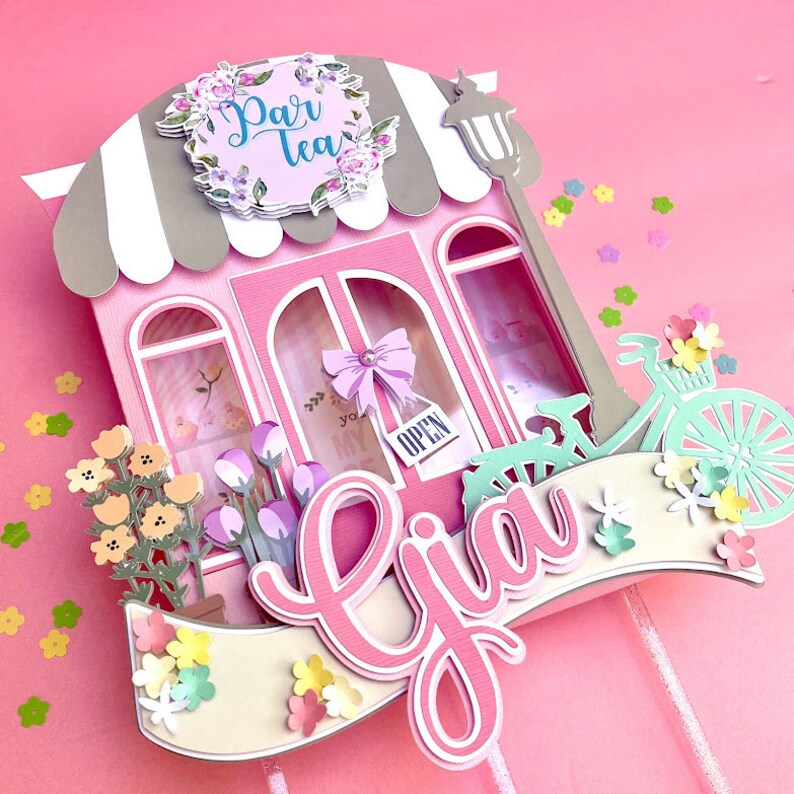 Tea Party Cake Topper - Tea for Two Cake Topper - Tea Party - Partea ...