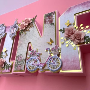 Paris Party - Letter 3D Paris - Party Decorations - Paris Theme Party ...