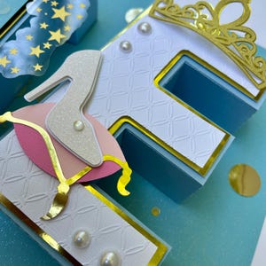 Cinderella Princess Themed 3D Letters - Princess Party Theme - Princess ...