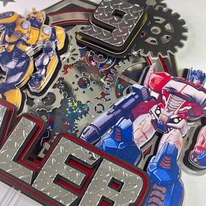 Transformers Cake Topper Optimus Prime Cake Topper - Etsy