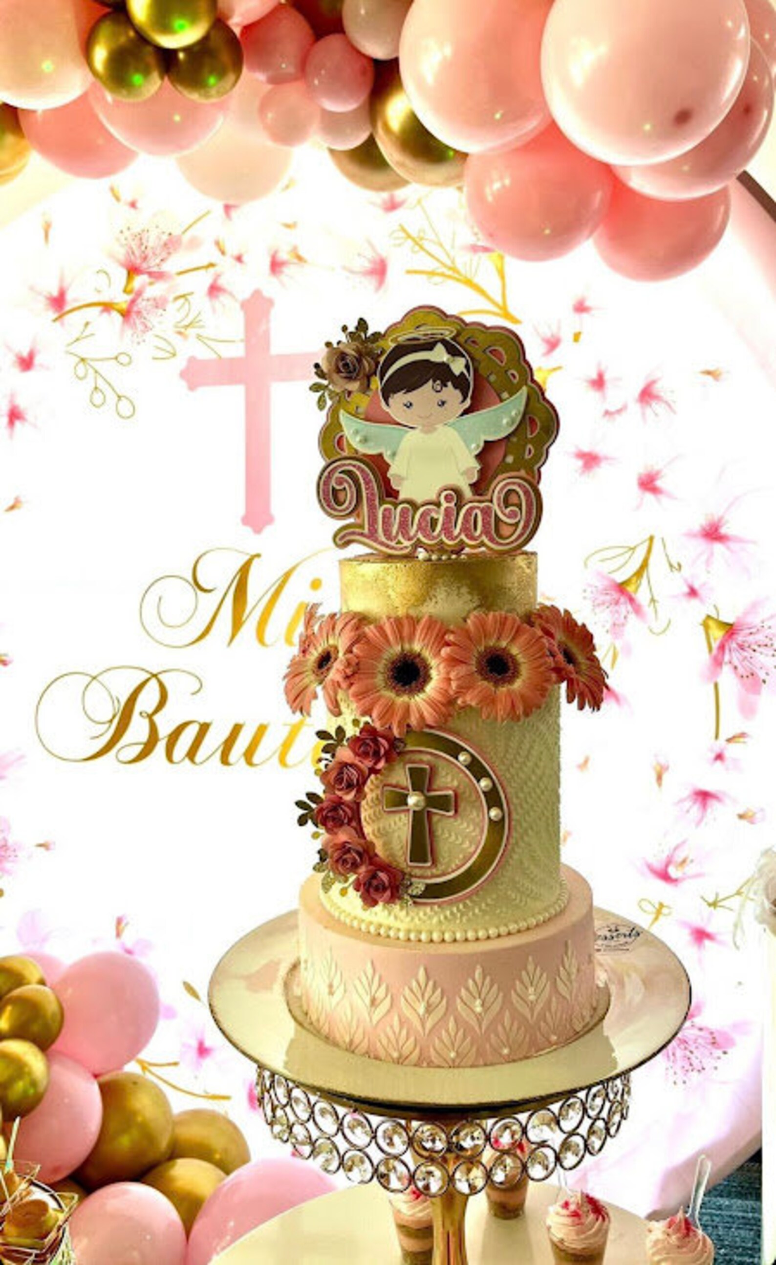 Baptism Cake Topper Christening Topper Cake Topper Baptism - Etsy