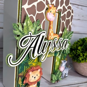 3D Letter - Safari Birthday - Safari Decorations - Safari - Safari ...