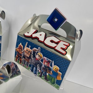 Roblox Favor Box Roblox Video Game Roblox Party Roblox - Etsy