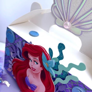 Little Mermaid Favor Box - Little Mermaid Party Decorations -- Ariel ...