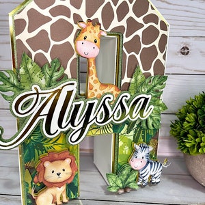 3D Letter - Safari Birthday - Safari Decorations - Safari - Safari ...