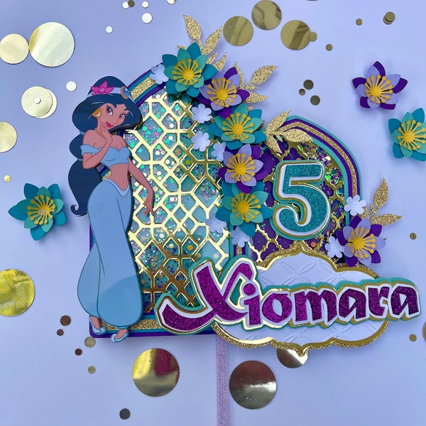 Jasmine Cake Topper - Etsy