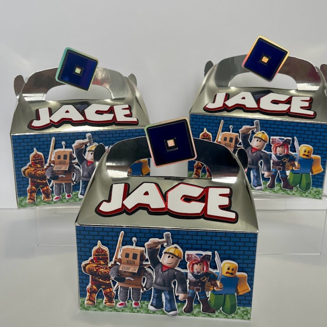 Roblox Favor Box Roblox Video Game Roblox Party Roblox - Etsy