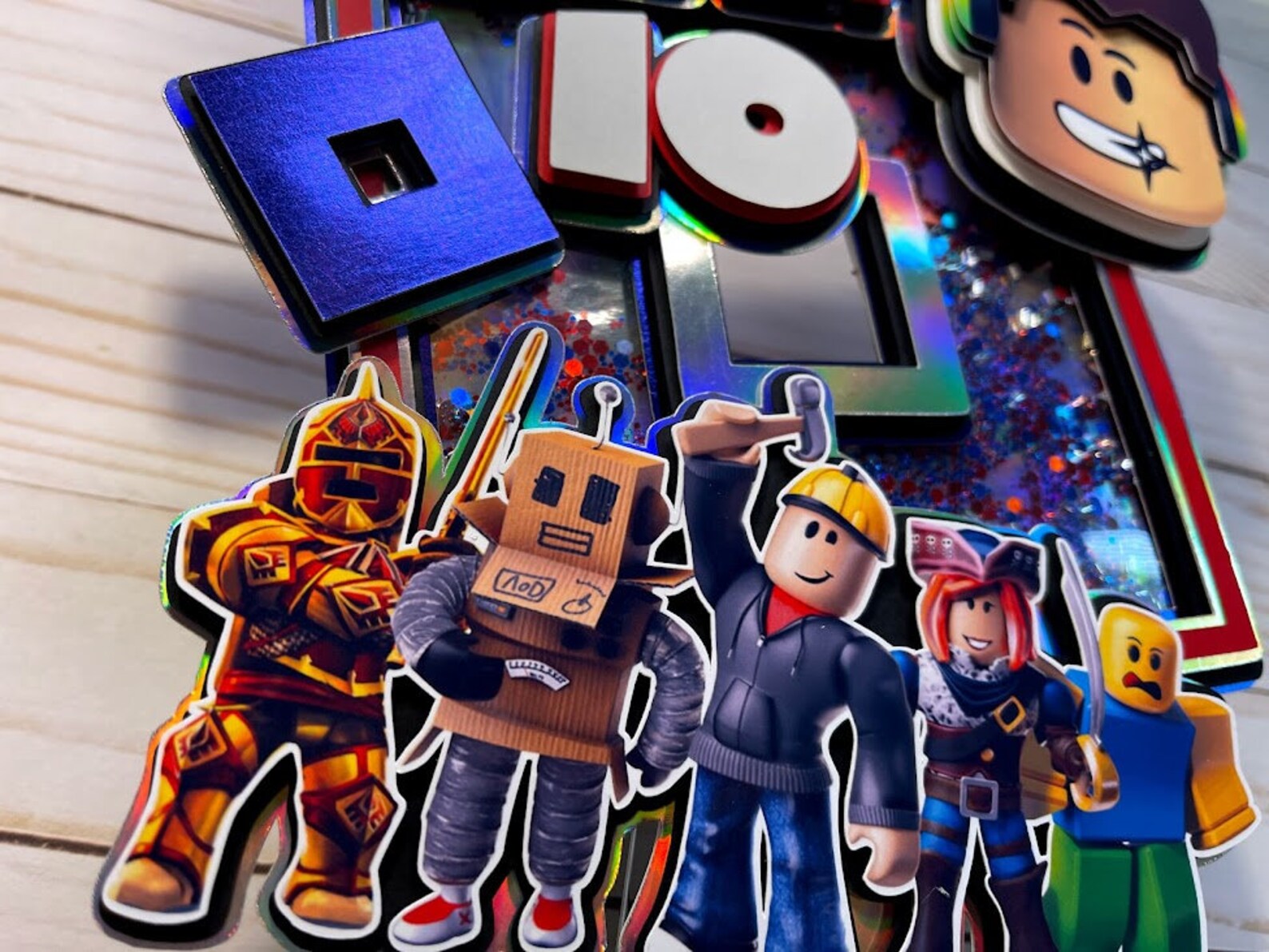 Roblox Cake Topper roblox Decorations Birthday Roblox - Etsy