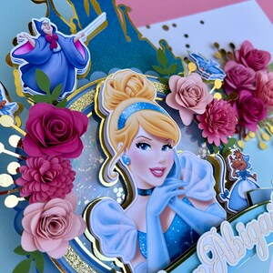 Cinderella Cake Topper - Cake Topper - Cinderella Birthday- Cinderella ...