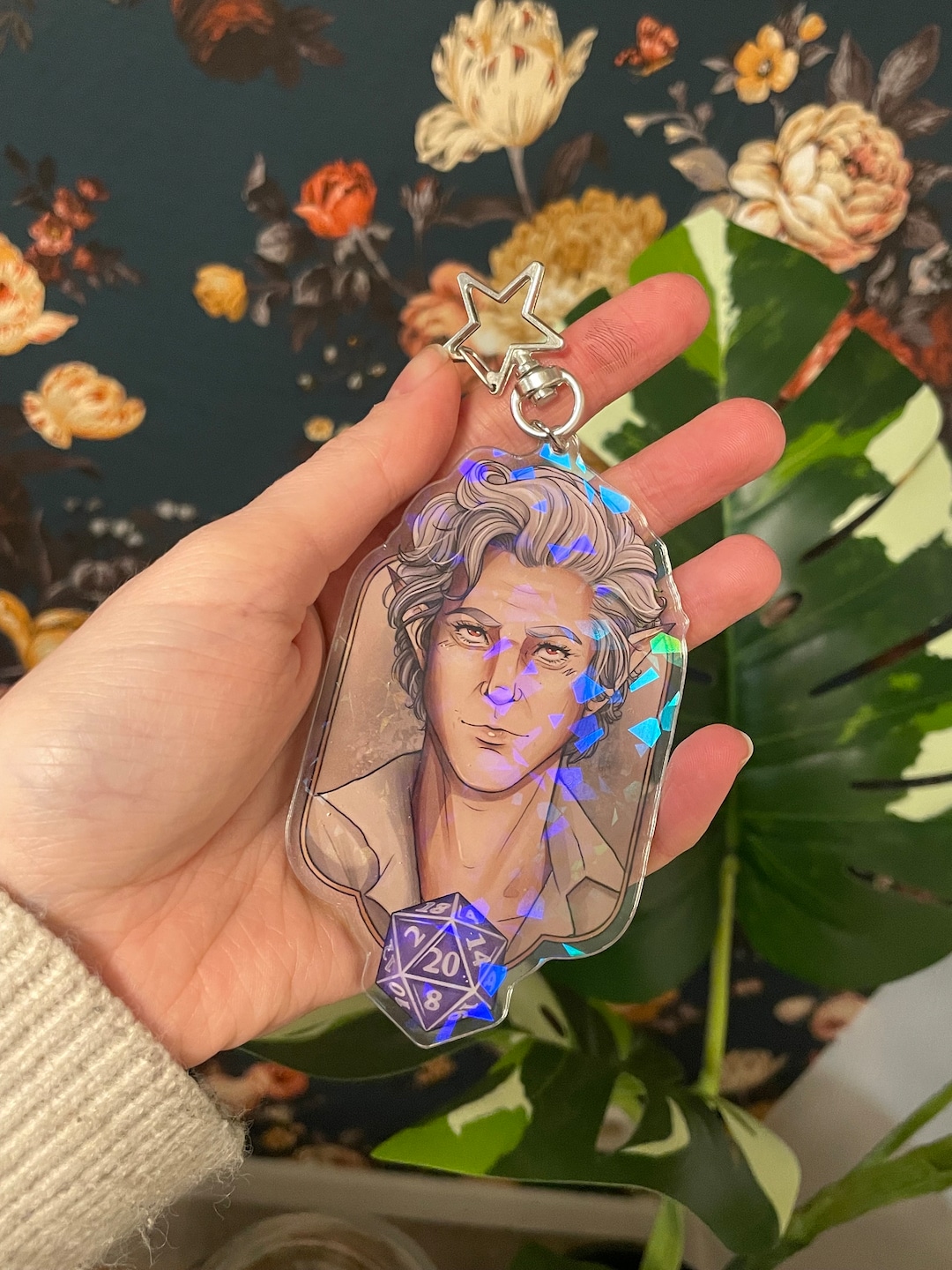 Holographic Keychain Astarion baldurs Gate 3 - Etsy