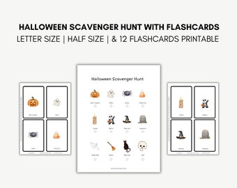 Halloween Flashcards A to Z - Etsy