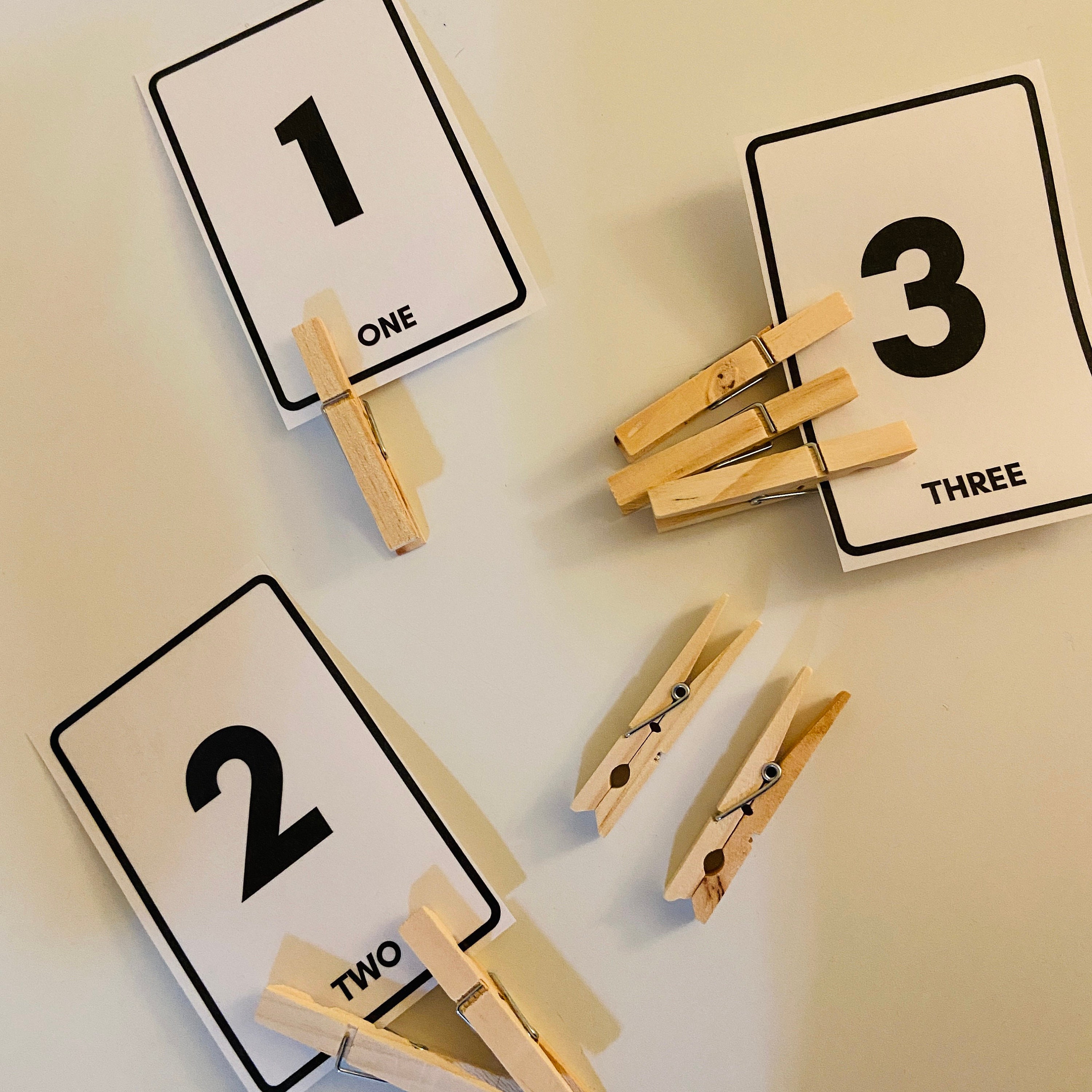 Number Flashcards 0-31: Minimalist Math Printable (PDF) - Etsy