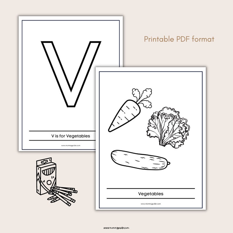 My First Nature ABC Coloring Book Alphabet Nature Coloring Sheets for ...