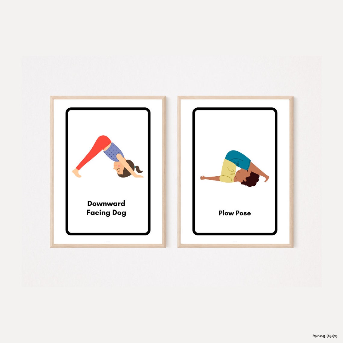 Kids Yoga Poses Poster: Calming Exercises, Anxiety Relief (digital ...