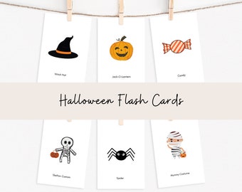 Halloween Flashcards A to Z - Etsy