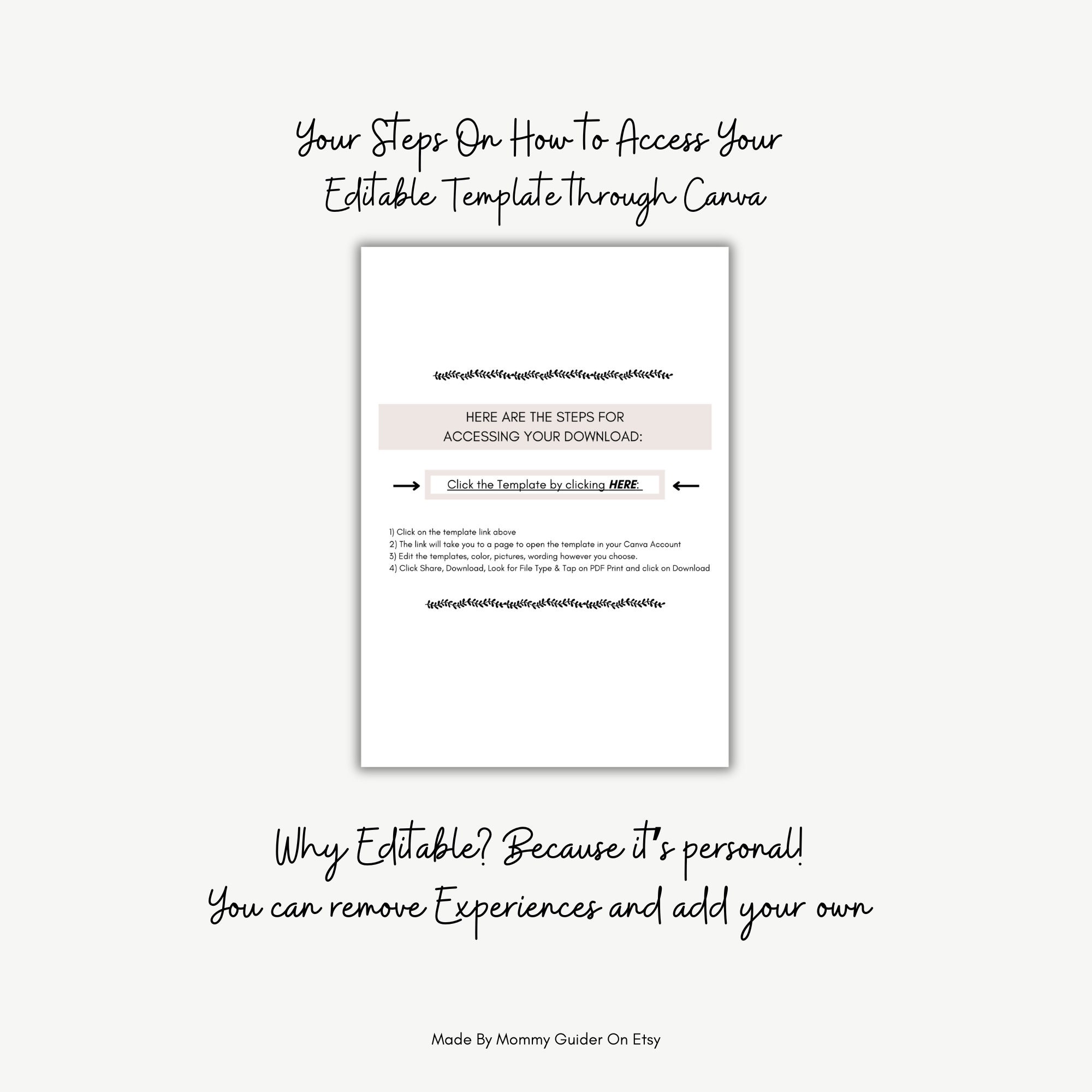 Baby's First Milestones & Experiences Tracker/chart - Editable and ...