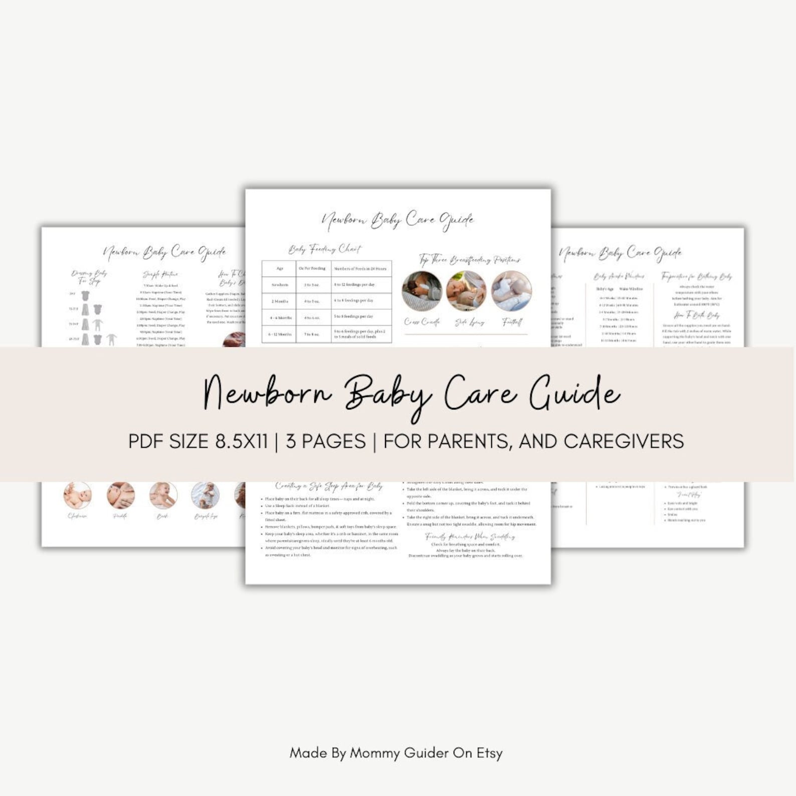 Newborn Baby Care Guide: Essential Tips Printable (digital Download) - Etsy