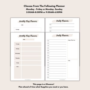 Montessori Kids Activity Planner: Homeschool & Sensory Play (editable ...