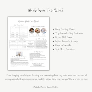 Newborn Baby Care Guide: Essential Tips Printable (digital Download) - Etsy