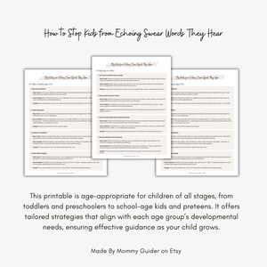 Stop Kids From Echoing Swear Words | Potty Talk | Bad Words | Bad ...