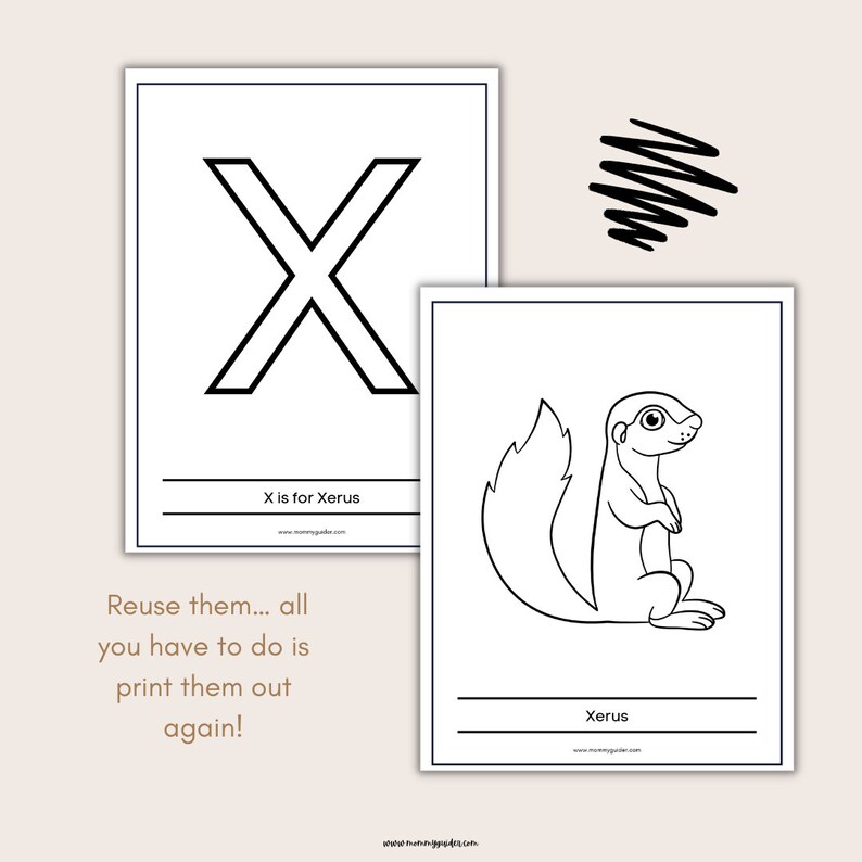 My First Nature ABC Coloring Book Alphabet Nature Coloring Sheets for ...