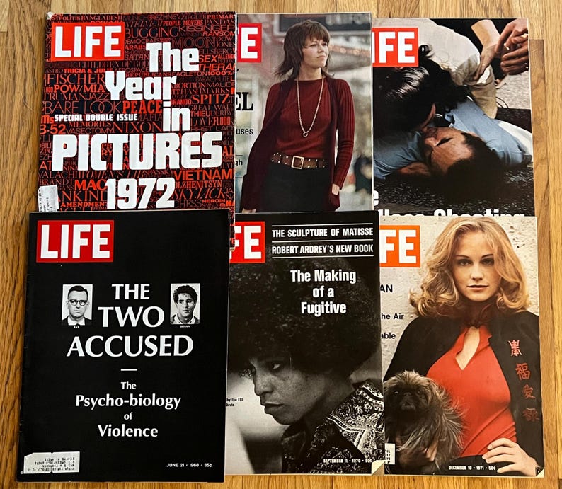 Vintage Life Magazine 1940s-1980s: Ephemera, Collage, History - Etsy