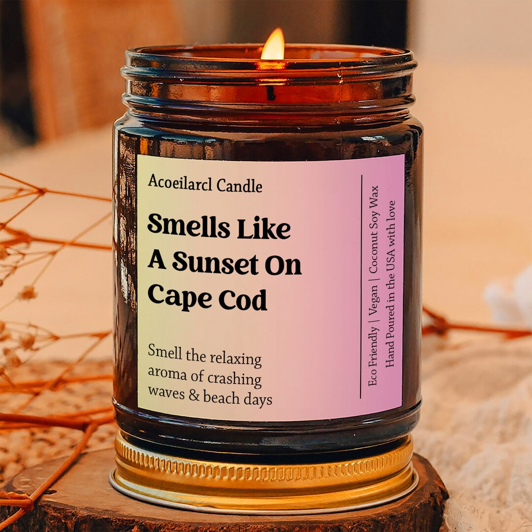 Smells Like A Sunset on Cape Cod Coconut Soy Wax Candle, Cape Cod ...