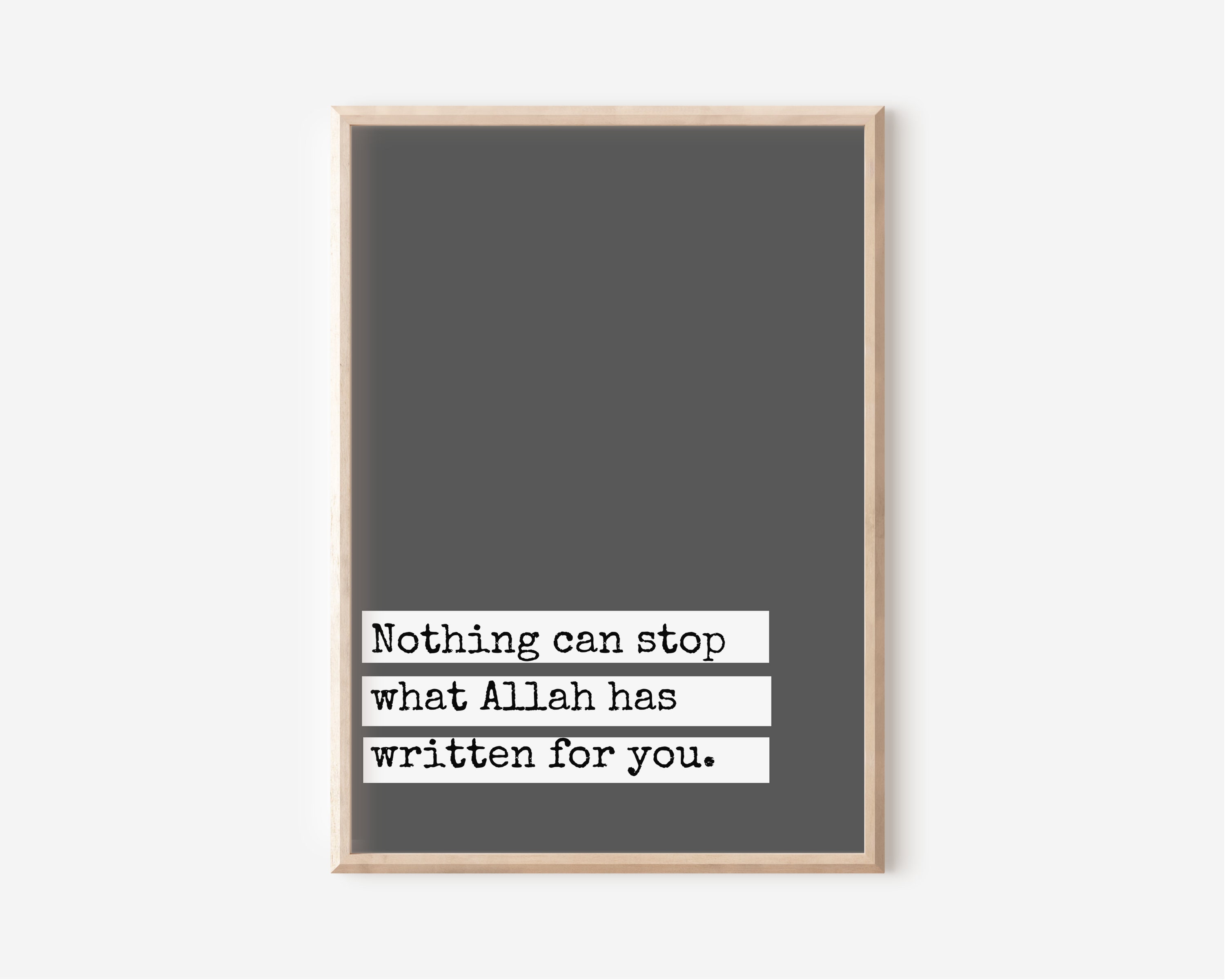 Qadar Islamic Prints Islamic Quote Islamic Modern Wall Art Islamic ...