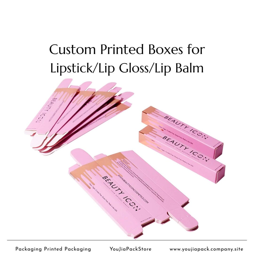 100pack Custom Printed Box for Lipstick/lip Gloss/lip Balm/mascara ...