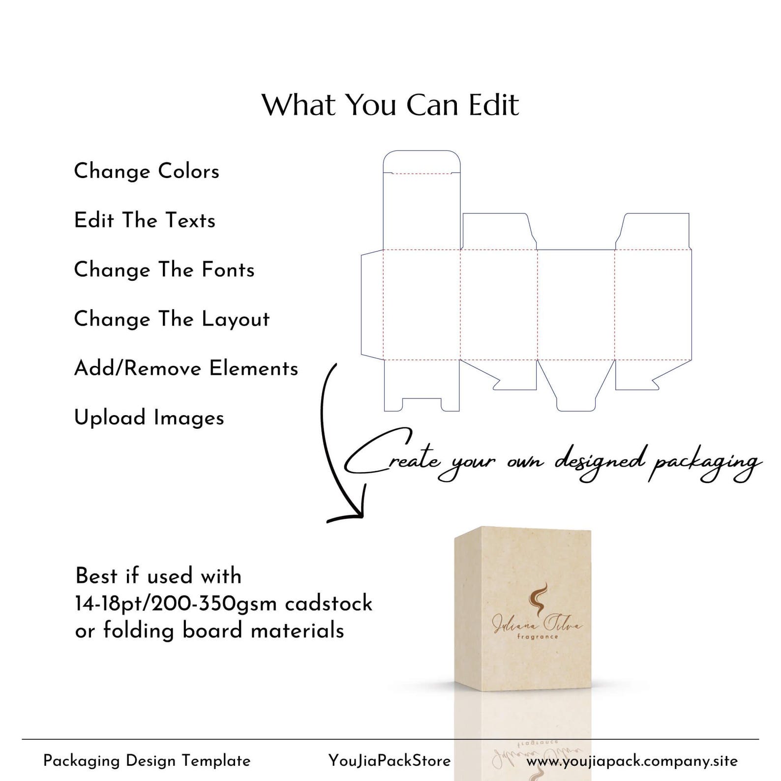 Candle Box Template, Canva Template (7x7x10cm) (ai, Svg, Pdf, Png) - Etsy