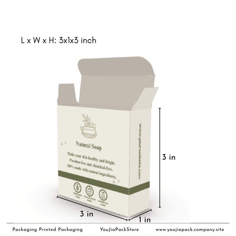 100pack Custom Handmade Soap Gift Box With Logo - Etsy