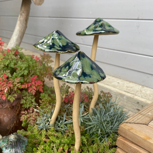 Ceramic Mushrooms and Toadstools - Etsy