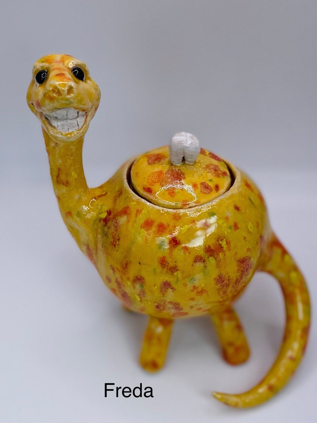 Tooth Fairy Dinosaur Handmade Ceramic Tooth Pot New Baby - Etsy