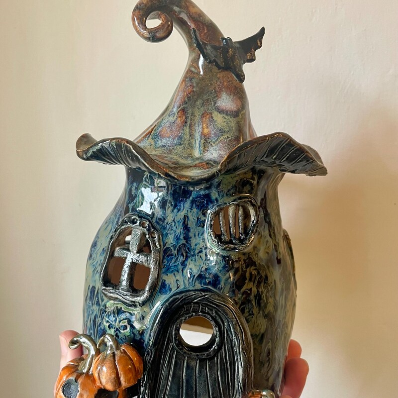 Ceramic Haunted House - Etsy