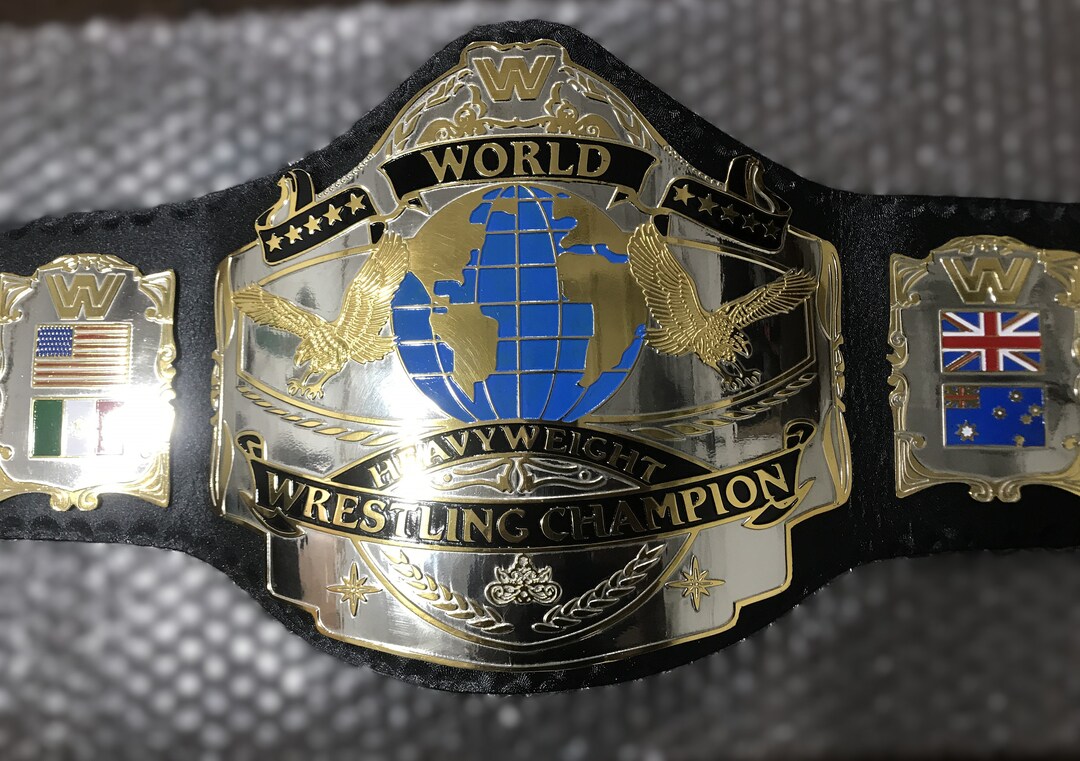 WWE World Heavy Weight Wrestling Champions Replica Belt Brass Metal ...