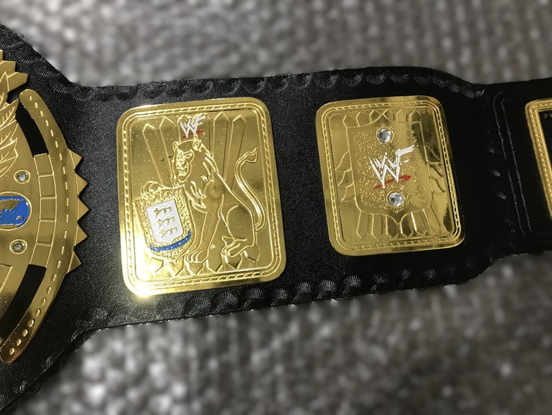WWF World Wrestling Federation Champion Replica Belt Brass Metal Plates ...