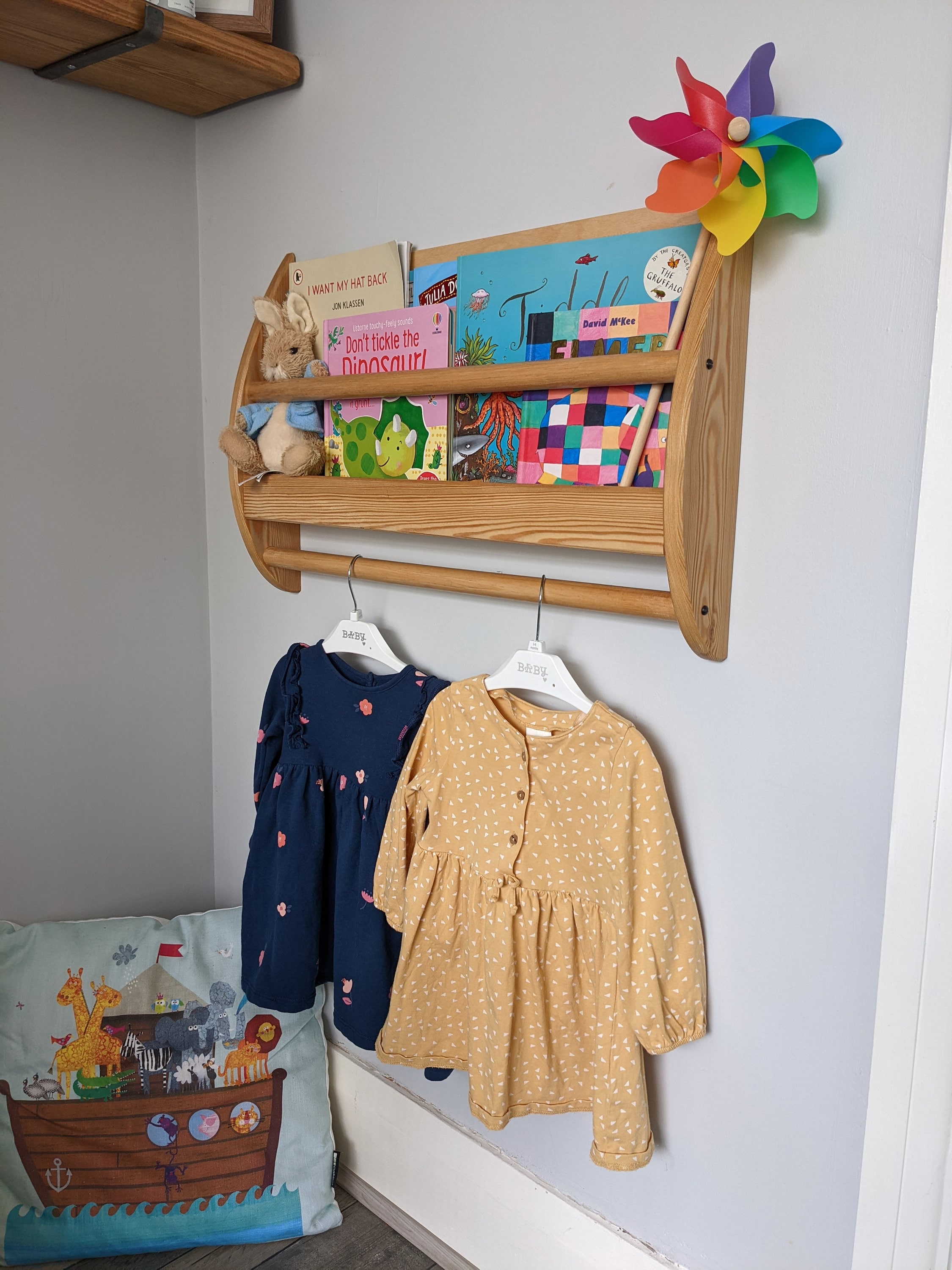 Nursery Book Shelf Childrens Bookshelf Handmade Cedar Bookcase ...