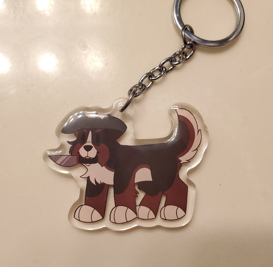 Knife Dog Keychain - Bernese Mountain Dog - Etsy