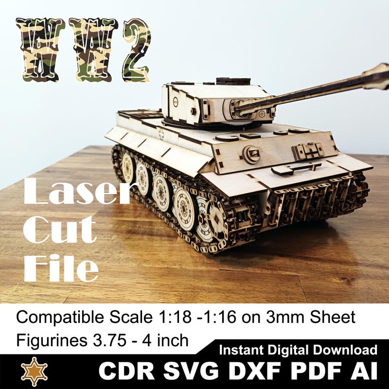 Tank 1/18 - Etsy