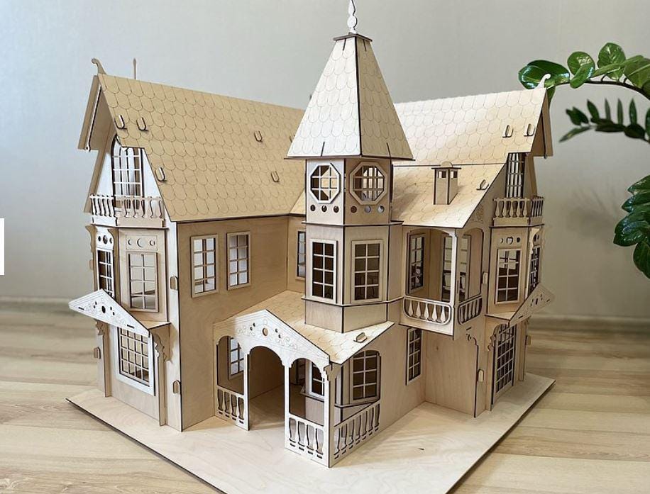 Flat Pack Dollhouse Etsy Australia