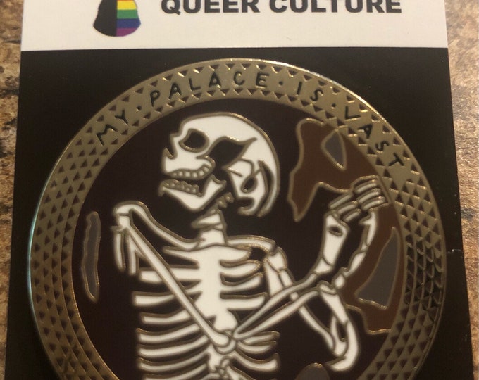 The Norman Chapel Skeleton Hannibal Mind Palace Hard Enamel Pin - Etsy