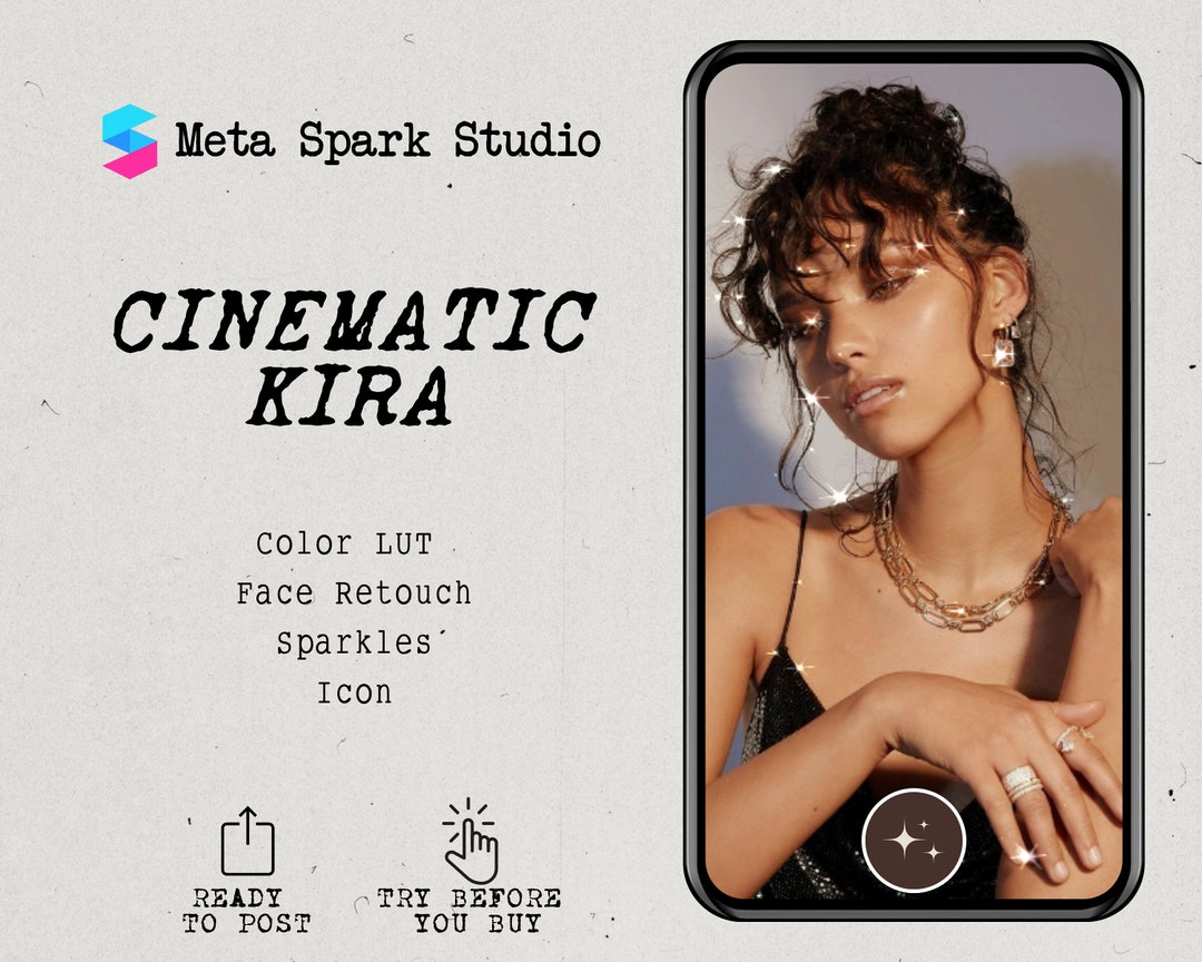 Meta Spark CINEMATIC KIRA Instagram filter - Etsy Portugal