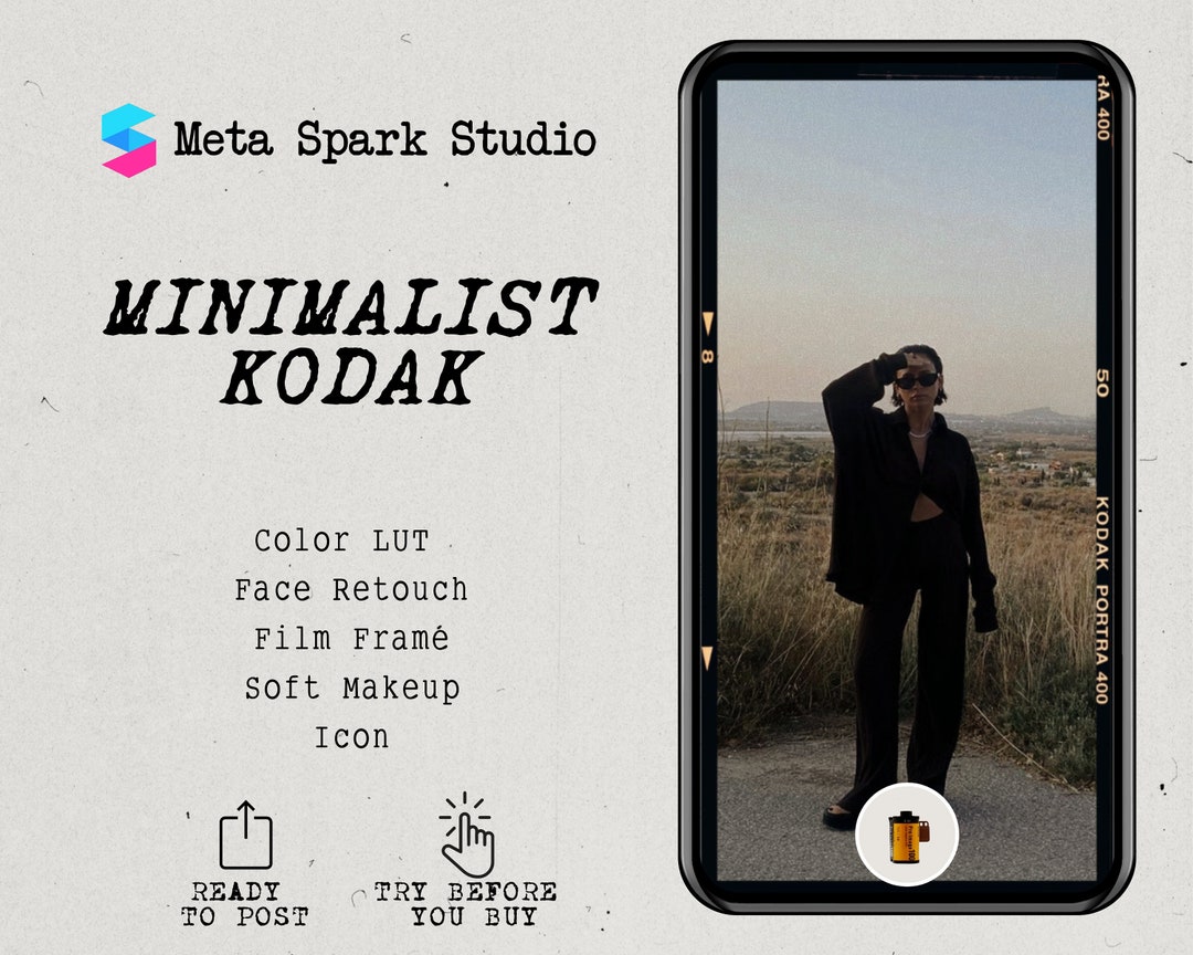 Meta Spark MINIMALIST KODAK Instagram Filter - Etsy