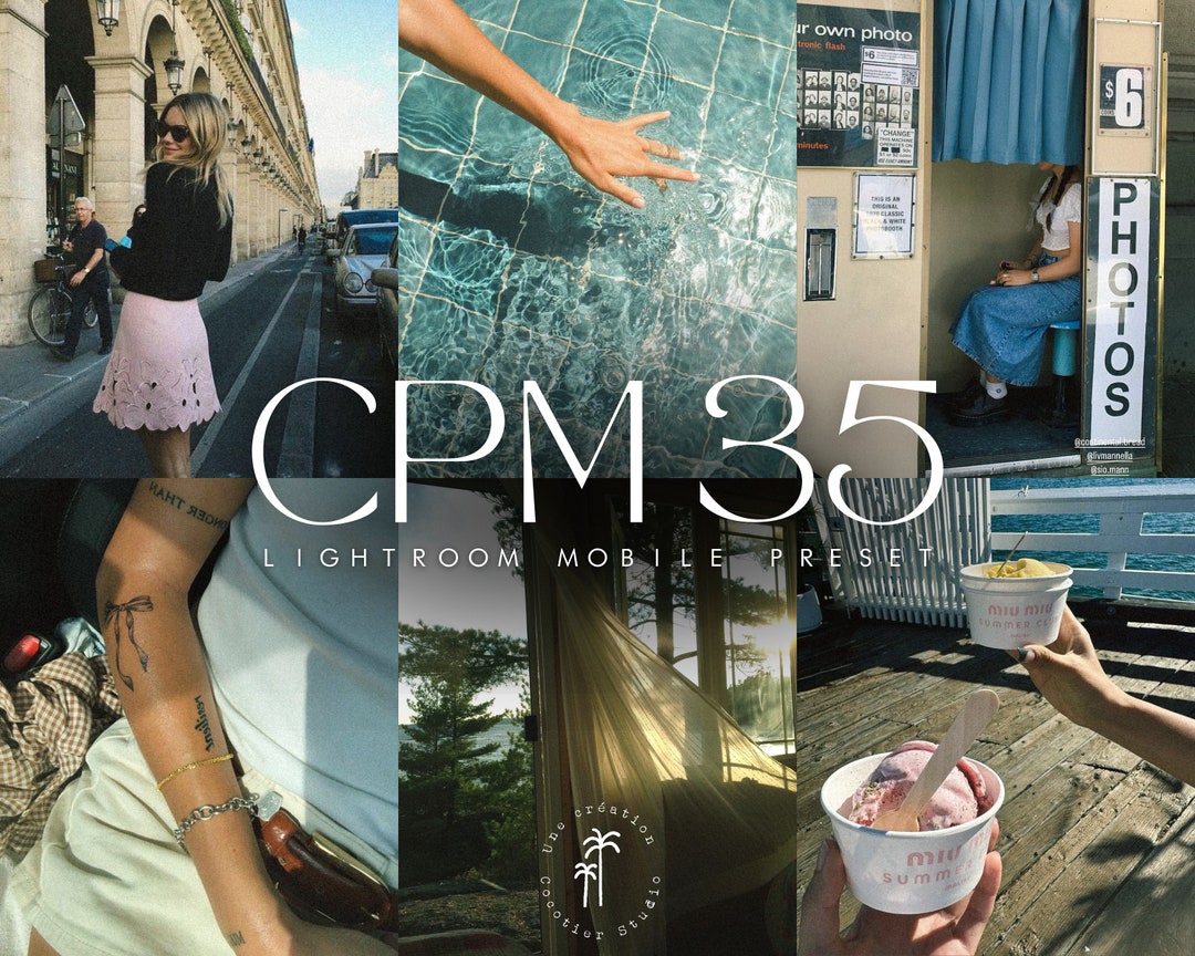 CPM 35 Lightroom Mobile Preset, CPM35 Preset, Filtros do Instagram ...