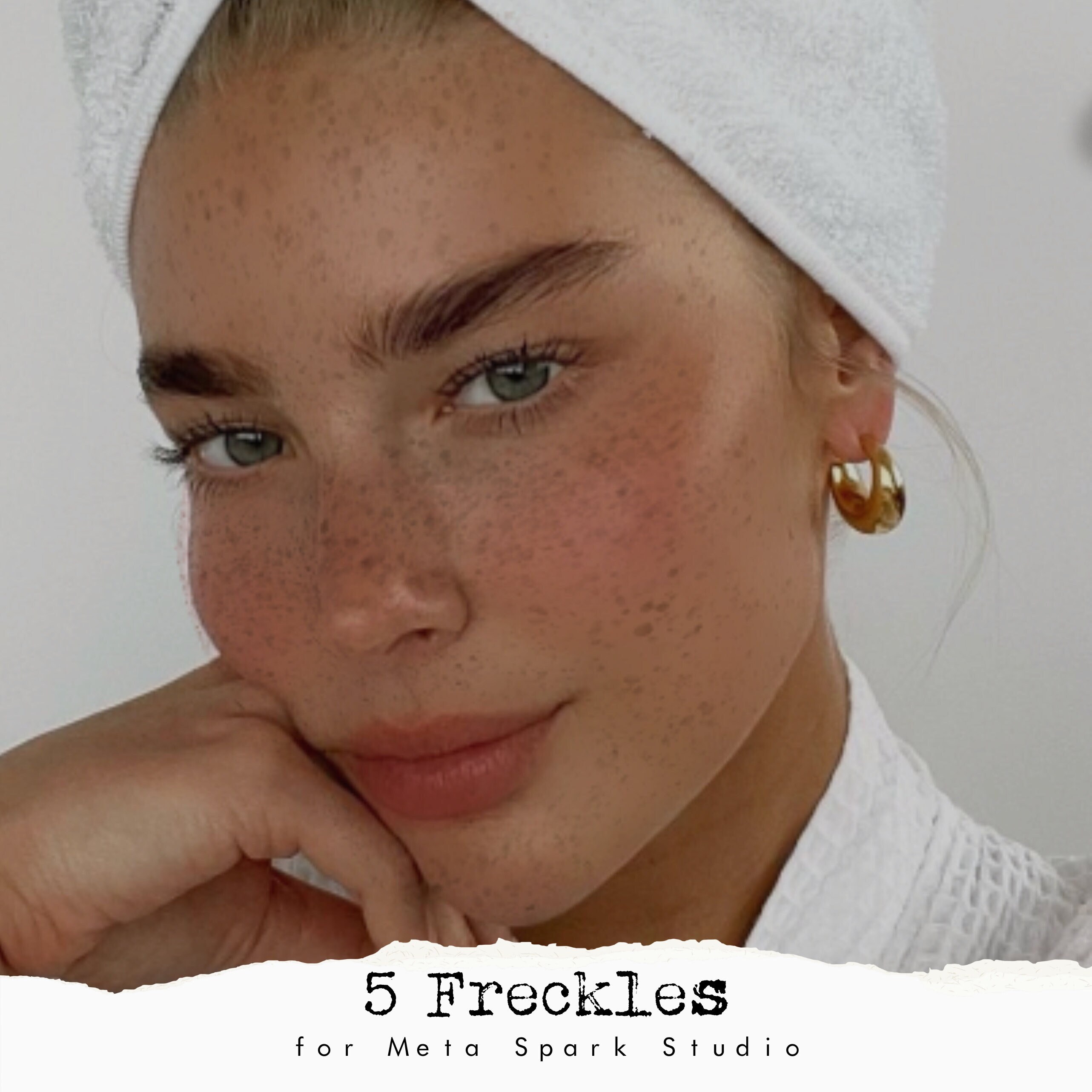 5 Realistic/natural Freckles for Meta Spark Instagram Filter Makeup ...