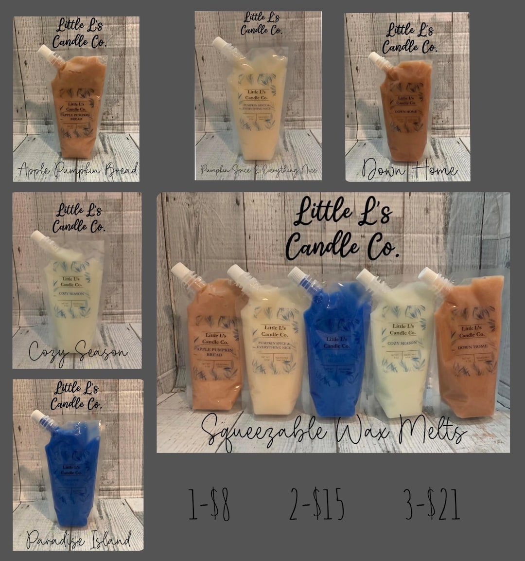 Squeezable Wax Melts - Etsy