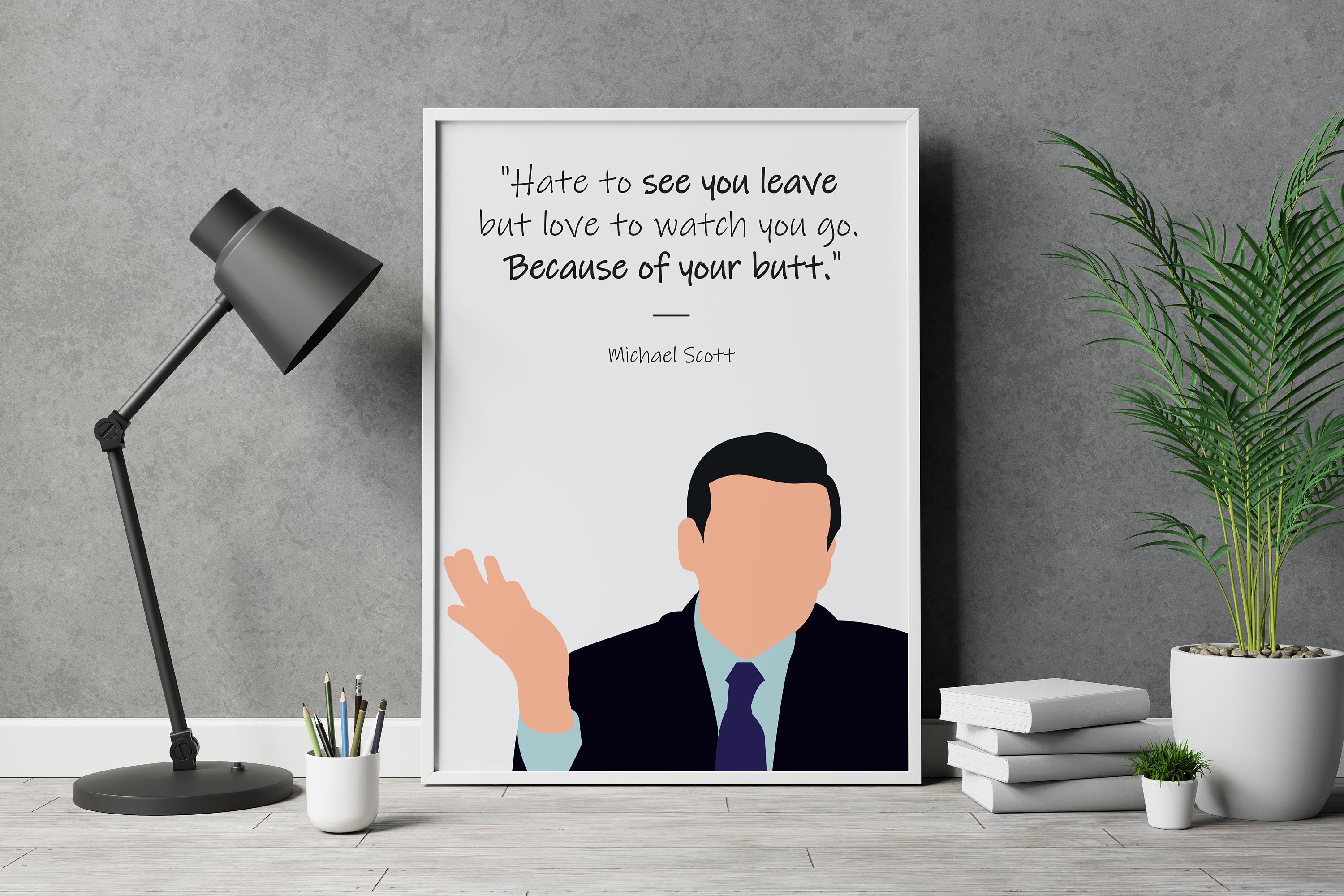 Michael Scott Poster the Office Series Cult Quote Michael - Etsy