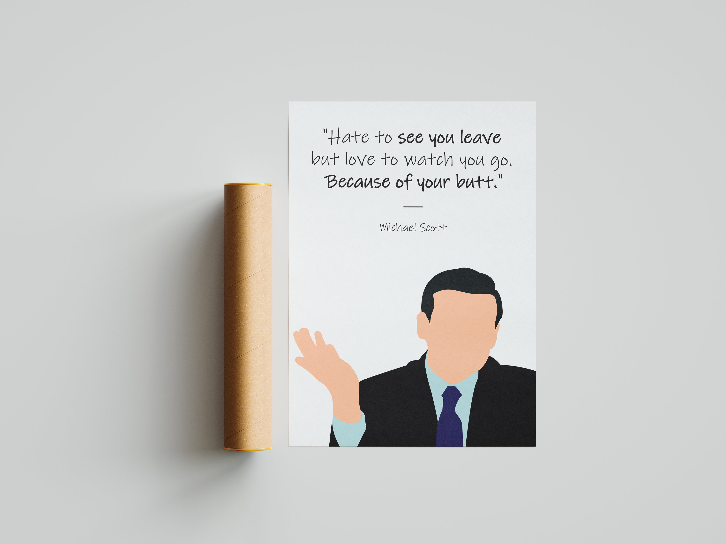 Michael Scott Poster the Office Series Cult Quote Michael - Etsy