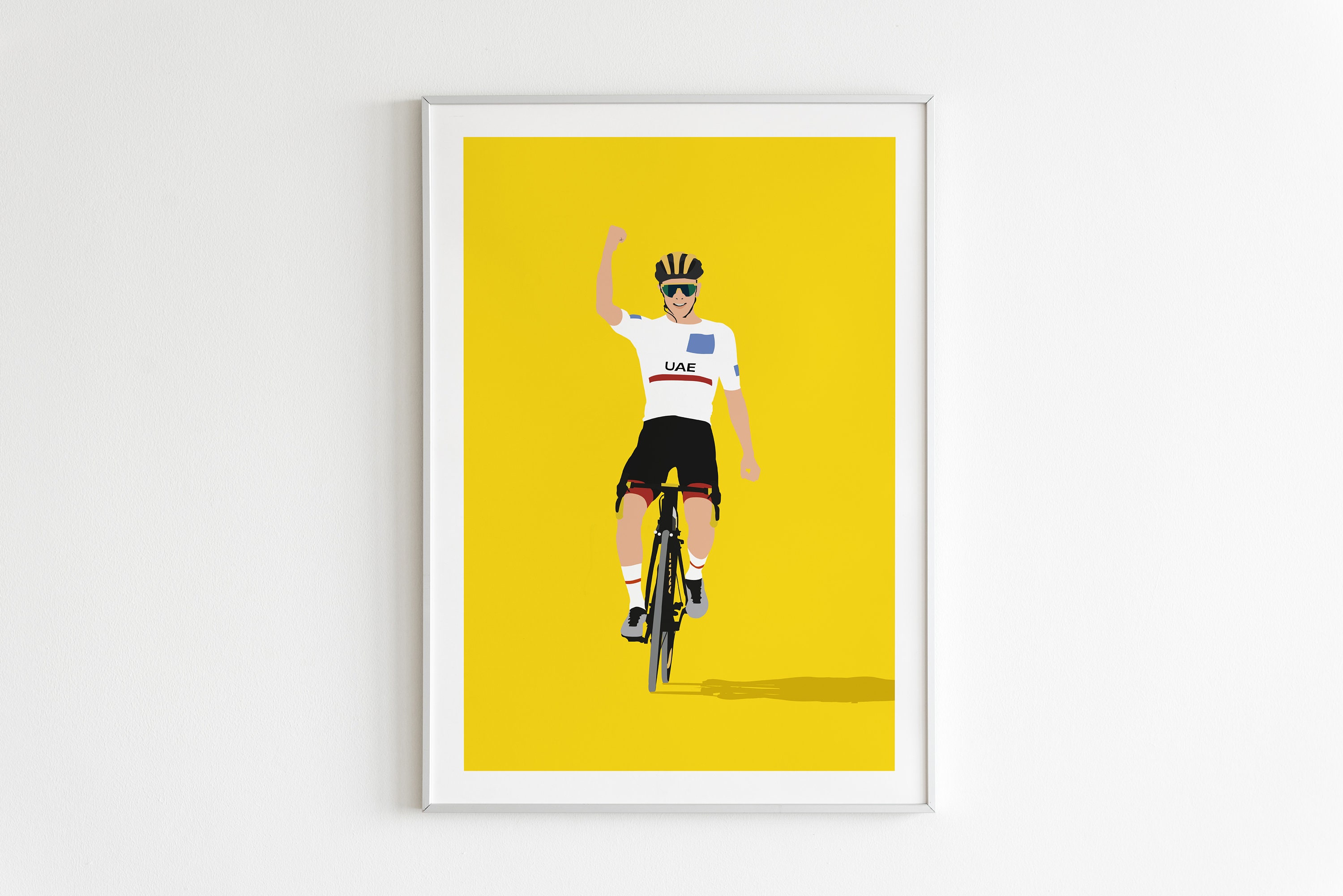 Affiche Tadej Pogacar Tour De France Vélo vendu par 隐身少女 Alice | SKU ...