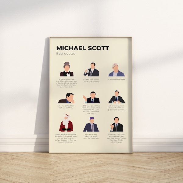 Michael Scott Poster - Etsy